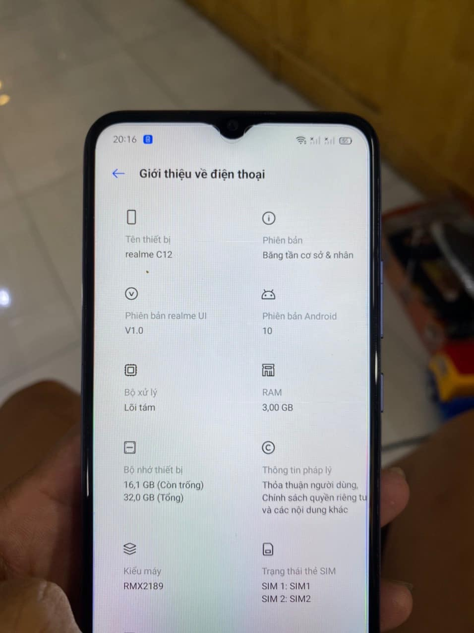 Realme C12 RMX2189 unlock sim , mở mạng thành công - CrackMobile.Net